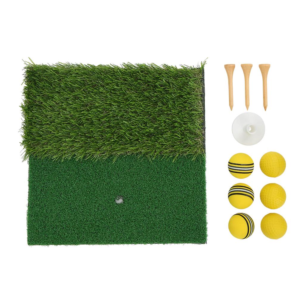 Buy Hitting Mat Dual Grass Mini Training Practice Pad Launch Zone ...