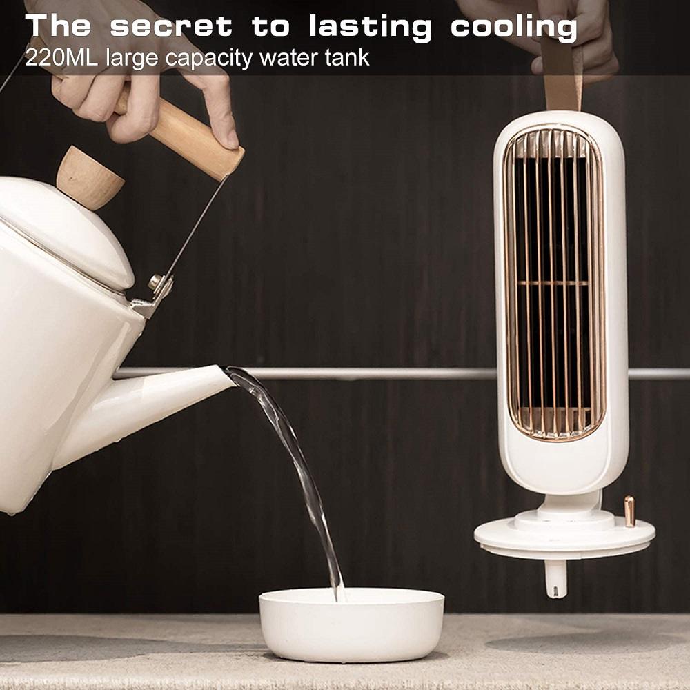 Buy Air Conditioning Desk Fan Portable Multifunctional Desktop Mute USB ...
