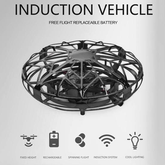 Buy 4-Axis Mini Flying Drone Infrared Gesture Induction Helicopter ...