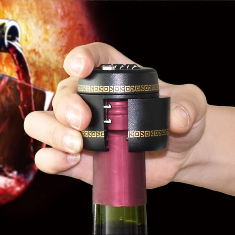 Buy Plastic Bottle Password Lock Combination Lock Wine Stopper Vacuum ...