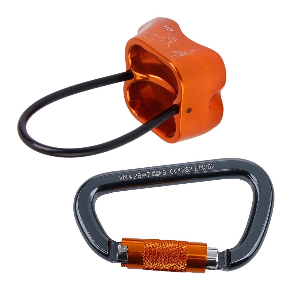 Buy Aluminum Alloy ATC Belay Rappel Device 25KN for Mountaineering Rock ...