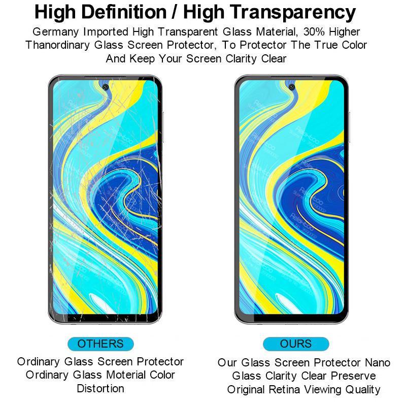 Buy 2pcs Protective Glass For Xiaomi Redmi Note 9 Pro Screen Protector ...