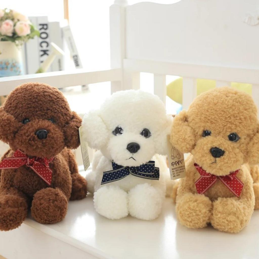 Buy Plush Teddy Dog Doll Cute Simulation Stuffed Animal Puppy Dog Doll ...