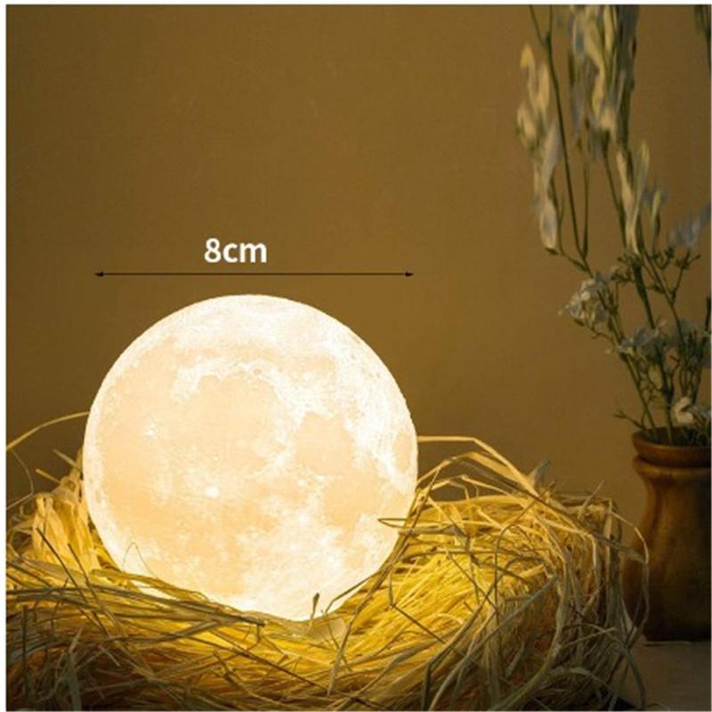 Cheap Creative Ins Moon Shape Night Light Led Table Lamp For Bedroom ...