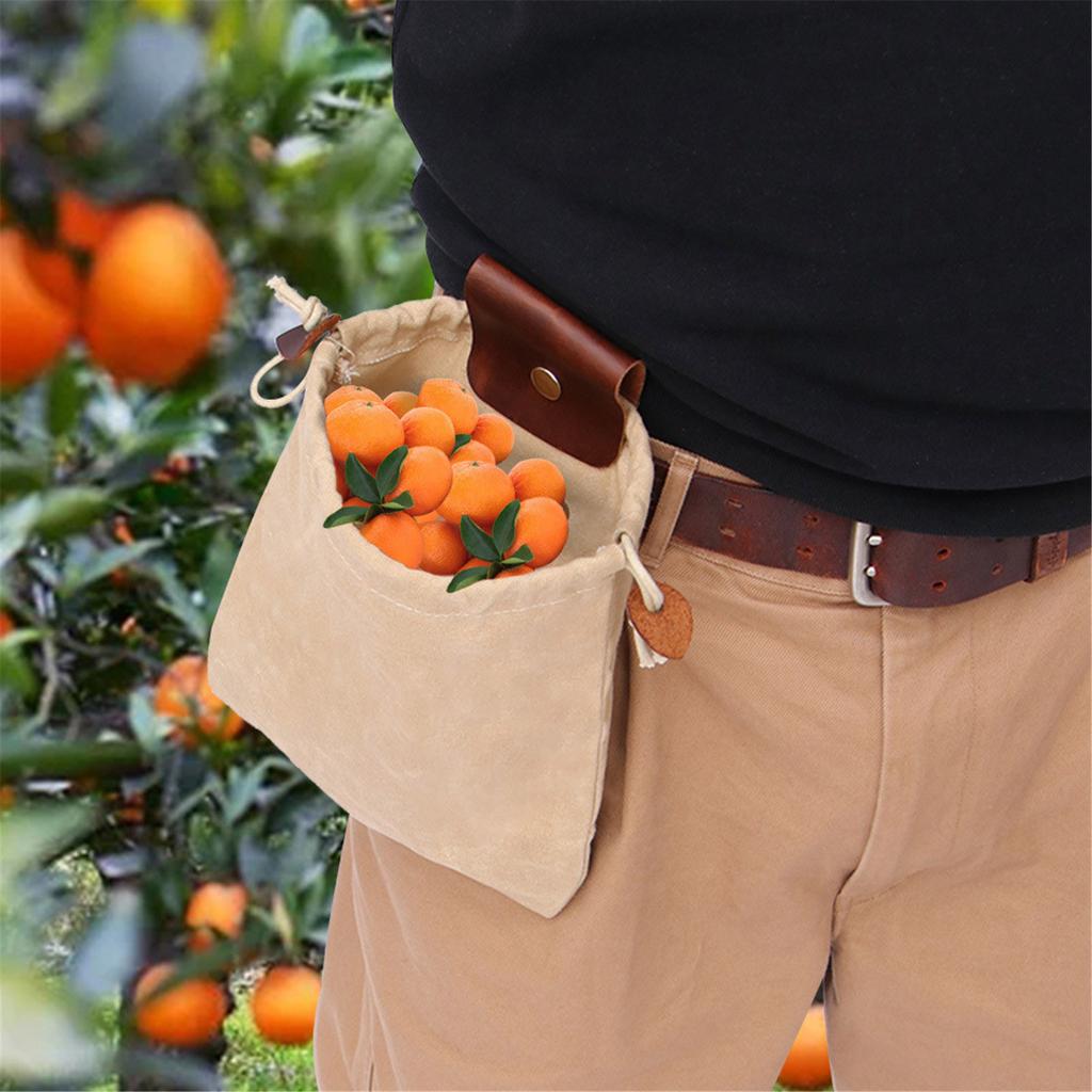 Buy Camping Outdoor Foraging Bag Fruit Picking Bag Waist Hanging Tool ...
