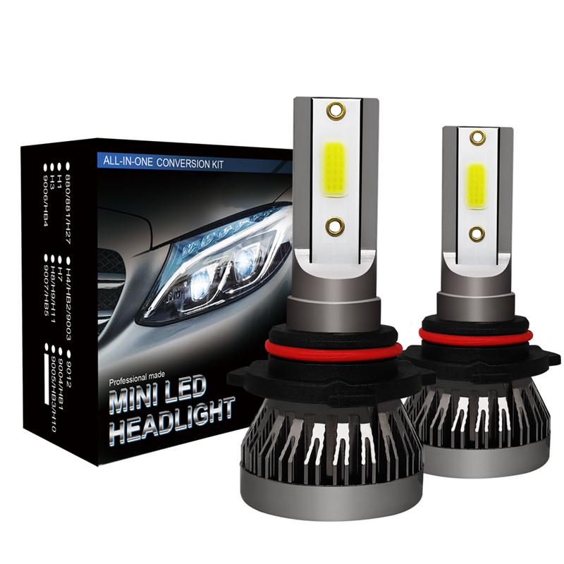 Buy 1pair COB H7 120W 26000LM LED Car Headlight Kit Turbo Light Bulbs ...