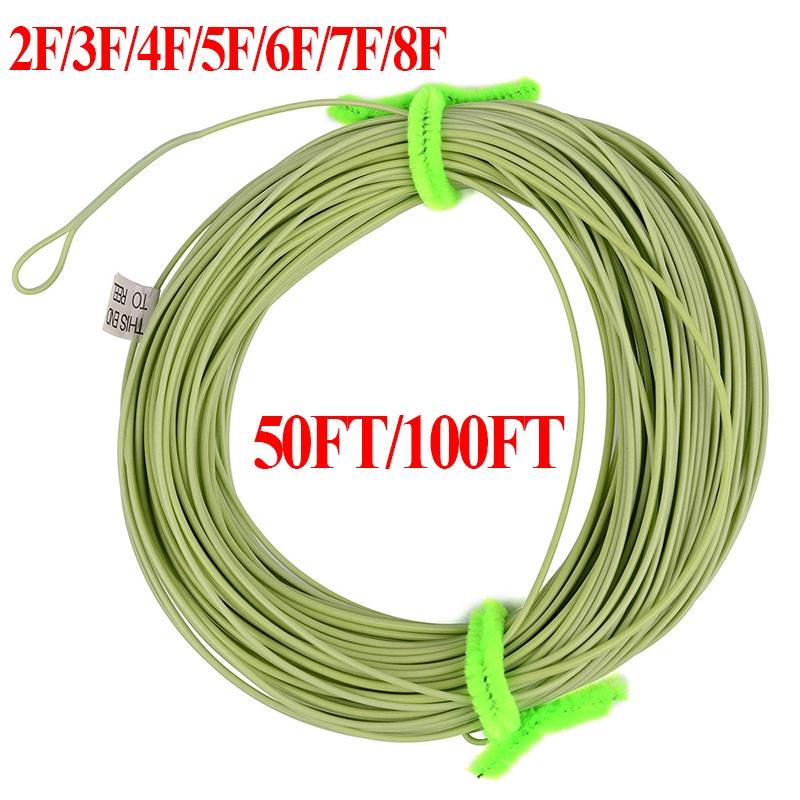 Buy PULLINE 30.5M Forward Floating Fly Fishing Line with PVC Loop ...