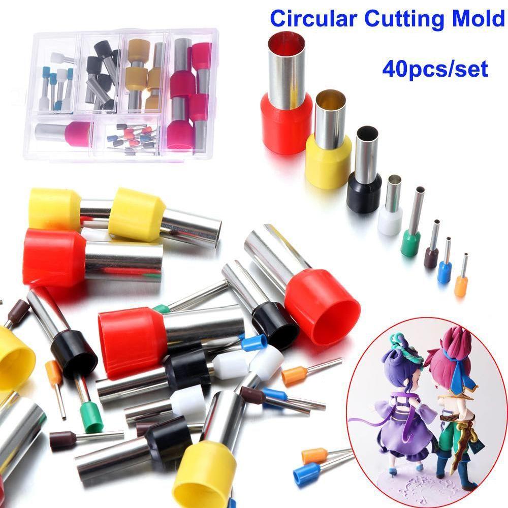 Supplies Polymer Pottery Tools Kit Round Round Shape Clay Cut Mold ...