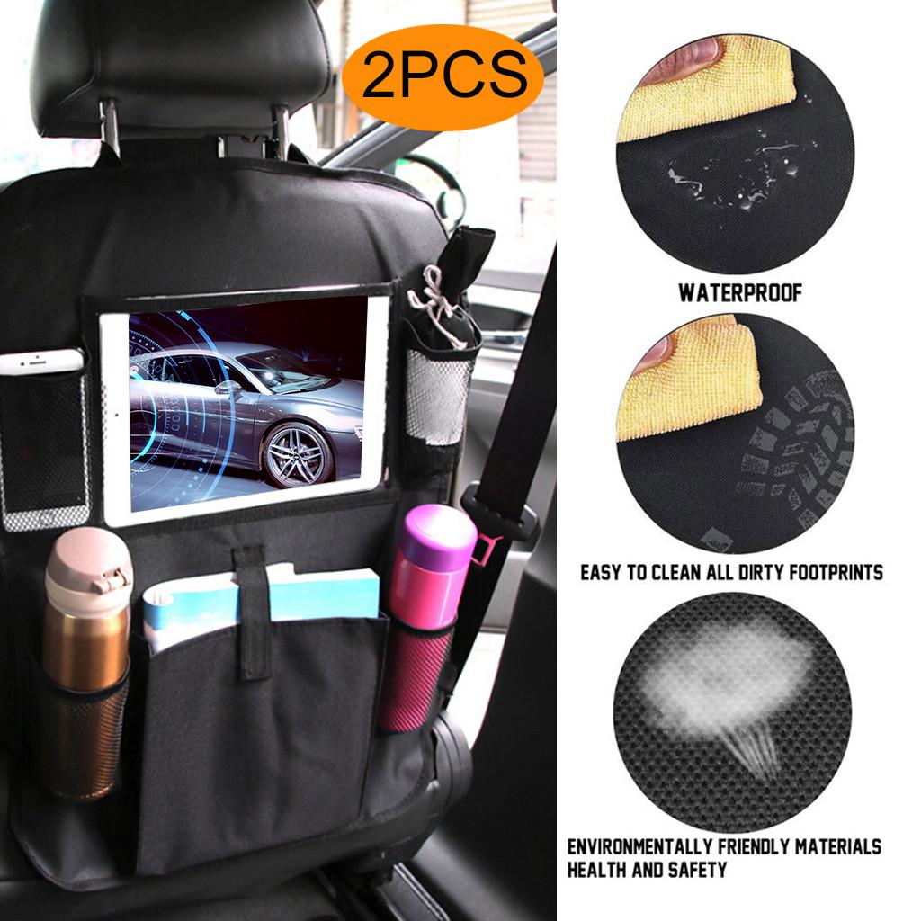 Buy 2pc Oxford Cloth Car Hanging Bag Multifunctional Large Capacity ...