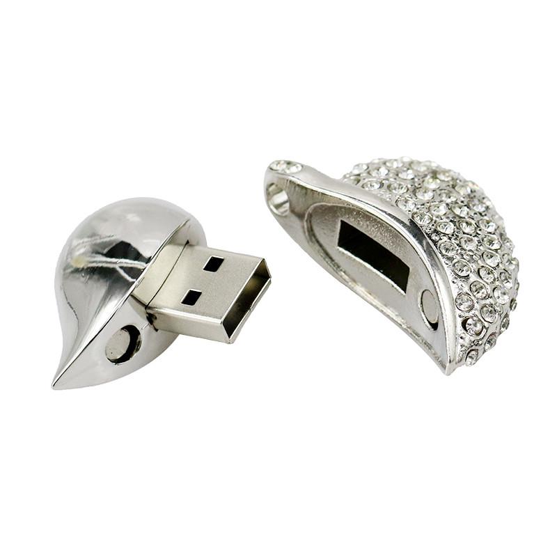 💰Cumpără Crystal Red Blue Gold 6 Colour Love Heart Usb 2.0 Pendrive 8GB ...