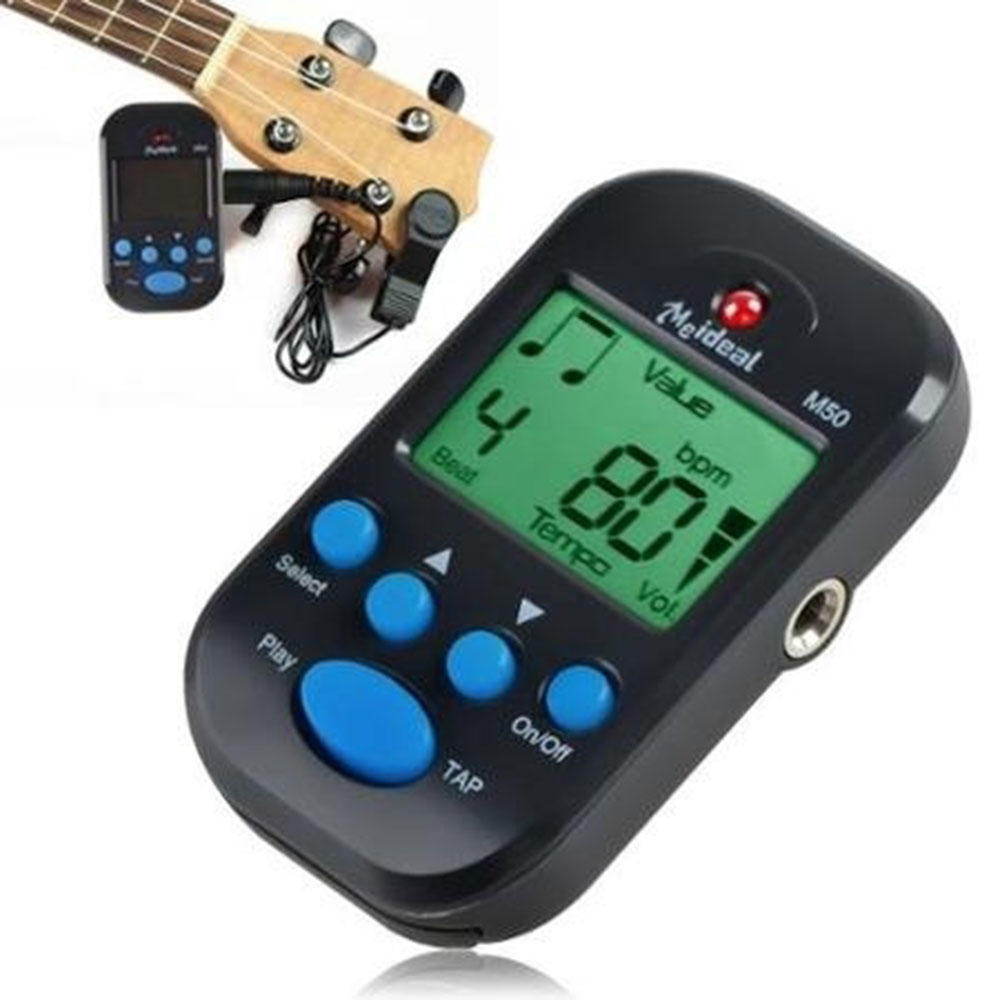 Buy Black Lightweight Tempo Digital Mini Metronome Beat Music Fashion ...