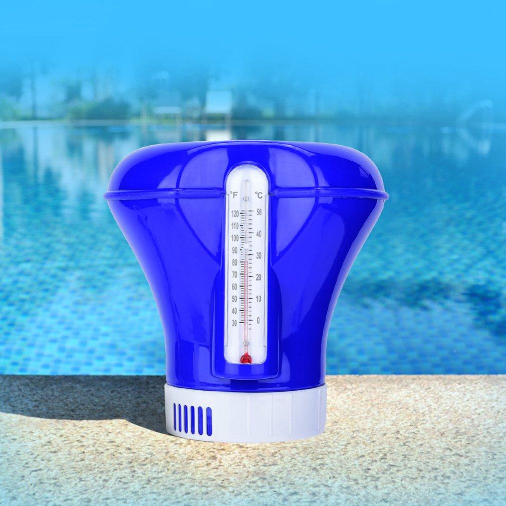 Floating Swimming Pool Chlorine Dispenser Dosing Device Outdoor Tubs ...