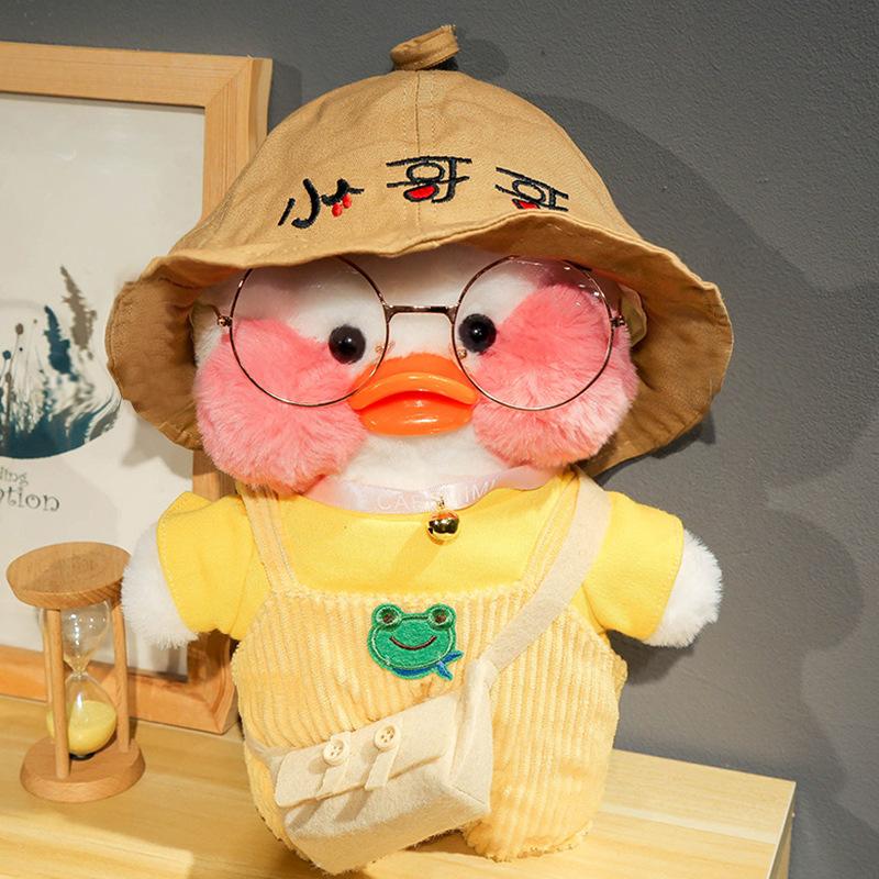 Buy Little Duck Soft Sweater Hat Doll Shoulder Bag Plush Duck Children ...