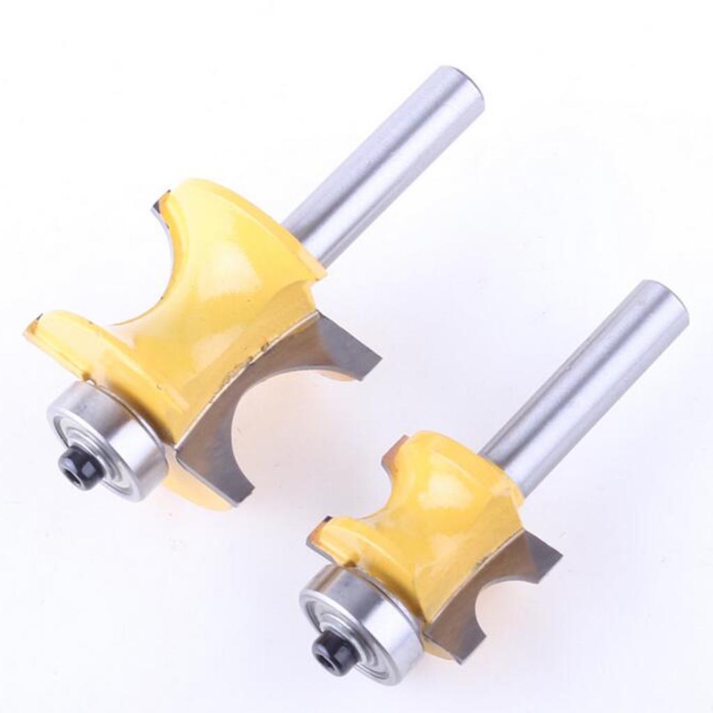 Buy 8mm Shank Bullnose Router Bit C3 Carbide Tipped Woodworking Cutter ...