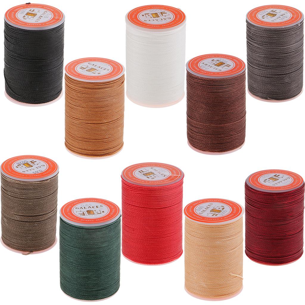 Cheap Leather Sewing Waxed Polyester Cord Thread Hand Stitching Craft ...