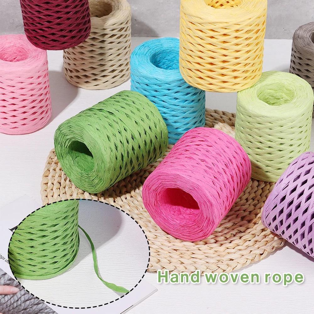 Buy 200m Hand-woven Raffia Straw Eco-friendly Paper Yarn Baking ...