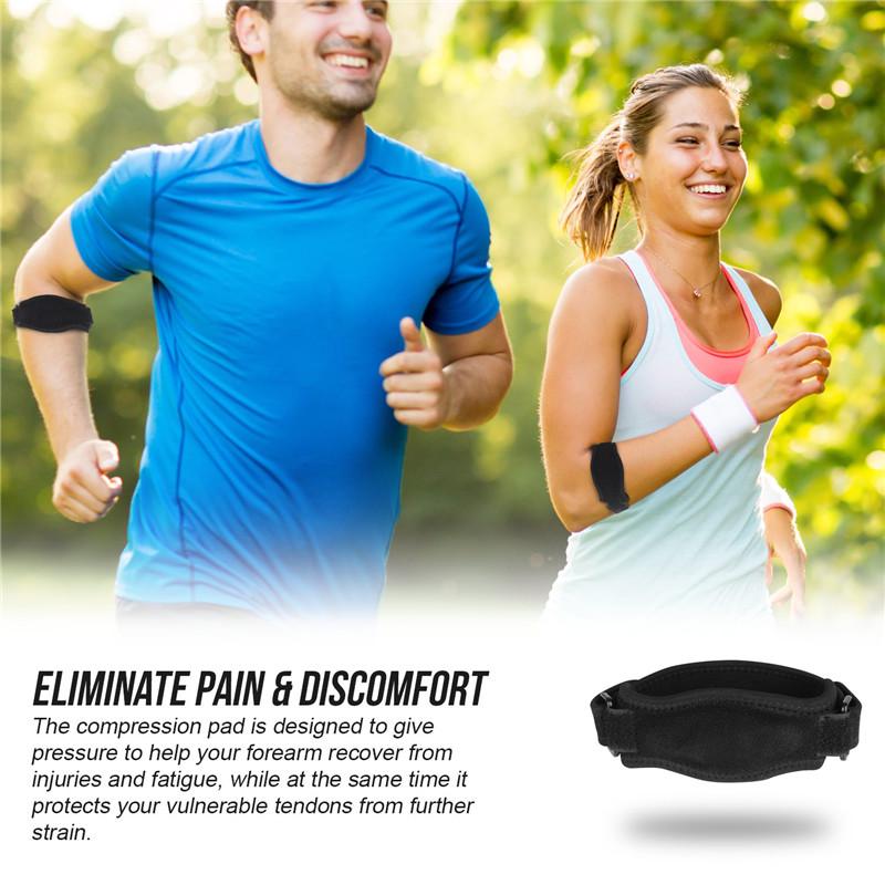 Buy Upgraded Tennis Elbow Support Strap with EVA Compression Pad from ...