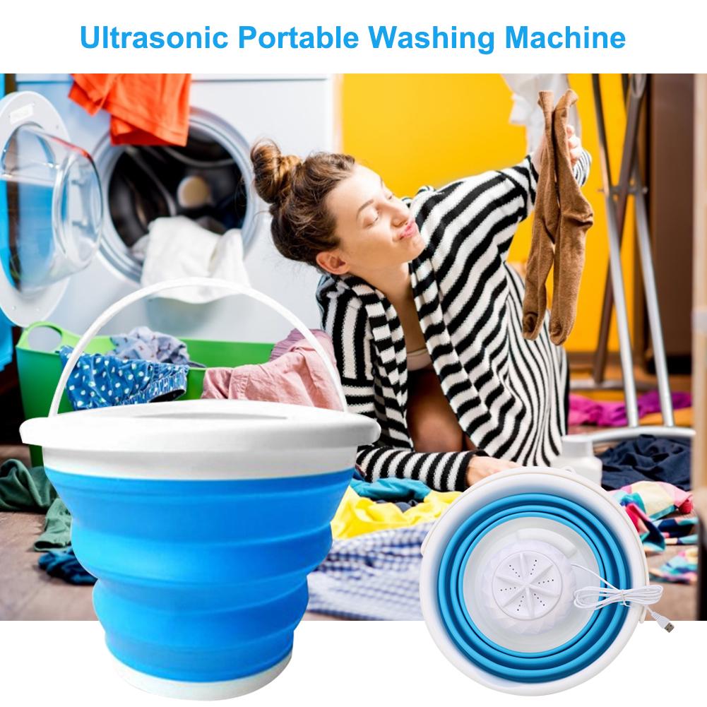 Cheap Mini Washing Machine Lightweight Foldable Ultrasonic Turbine ...