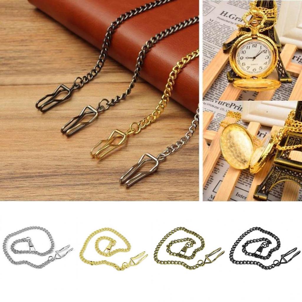 Unisex Retro Antique Gift Pocket Chain Watch Holder Necklace Jean Belt ...