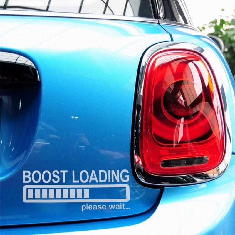Buy Boost Loading Funny Please Wait Car Window Warning Waterproof Car ...