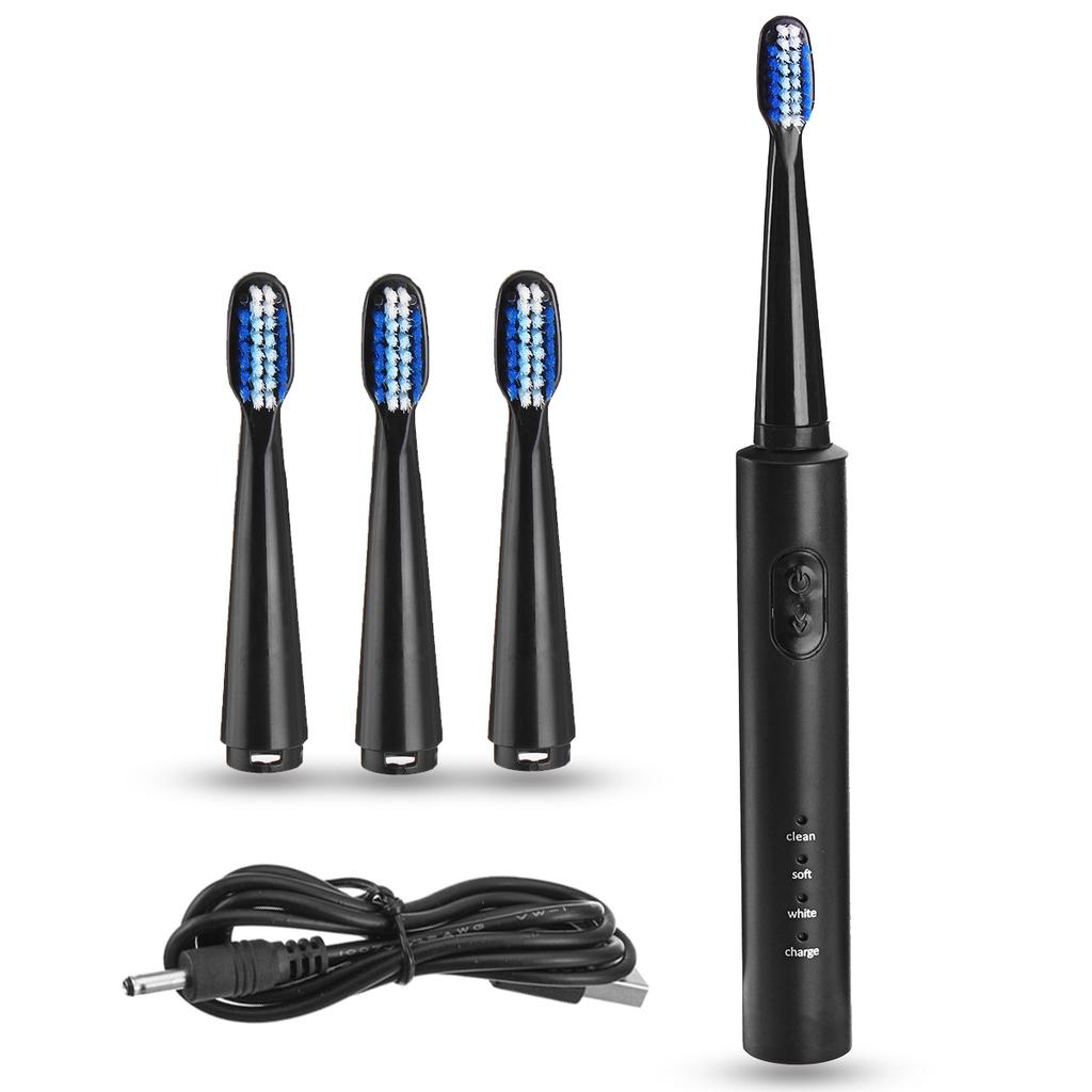 220V 3 Mode Waterproof Sonic Wave Electric Toothbrush Teeth Cleaning ...