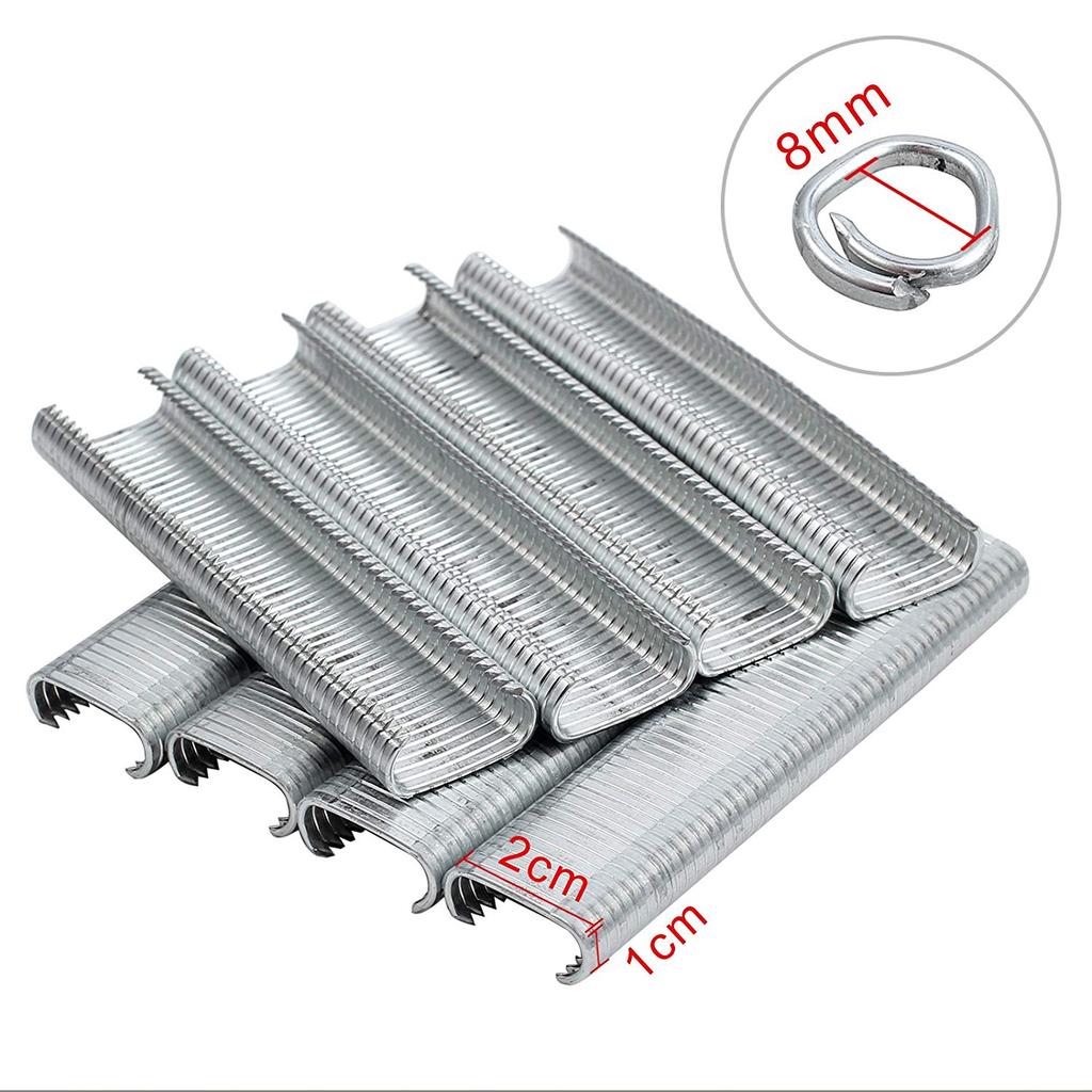 Buy Hog Ring Gun Manual Hog Ring Pliers Kit Animal Wire Cage Clamp with 2500pcs C-Type Hog Rings ...