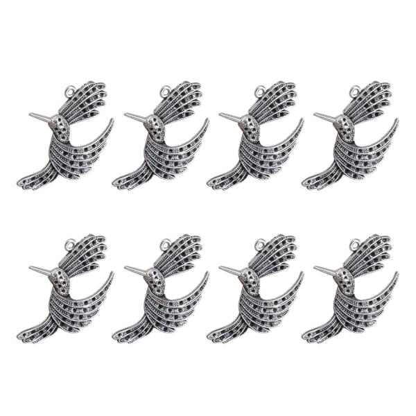 Buy 20 Pcs Alloy Pendants Antique Silver Fish Hawk DIY Jewelry Making ...
