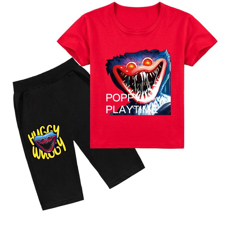 Poppy Playtime T Shirt Top + Pants 2 Pack Girls/Boys Anime Horror ...
