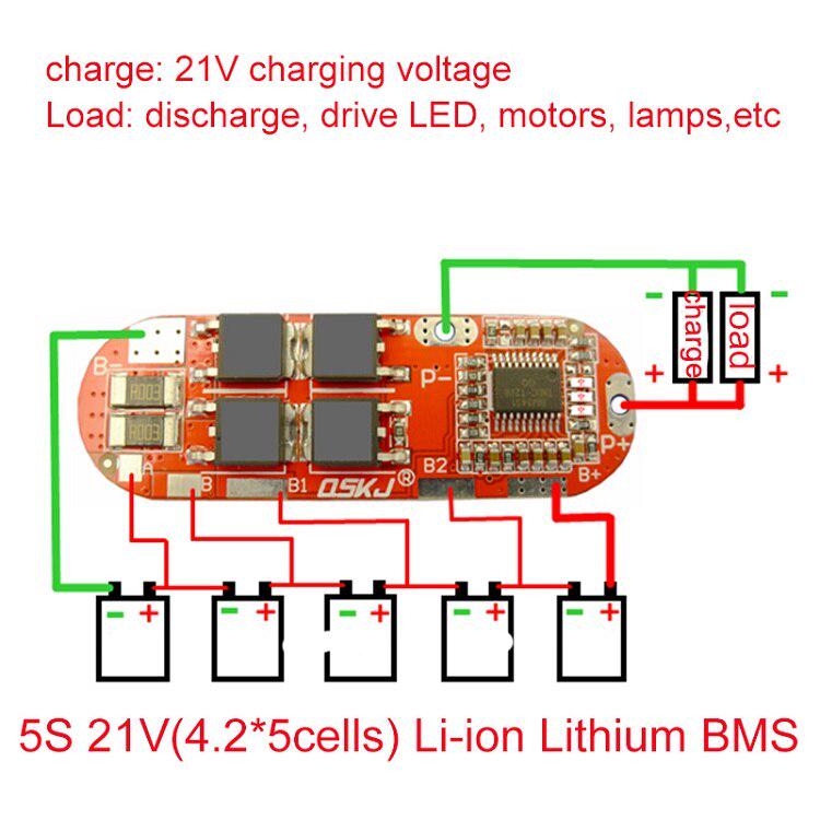 Buy 1PCS BMS 1S 2S 10A 3S 4S 5S 25A BMS 18650 Li-ion Lipo Lithium ...