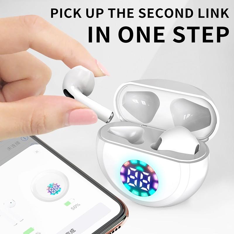 Buy Pro 8 TWS Bluetooth Headset Wireless In Ear Earphones LED Digital ...