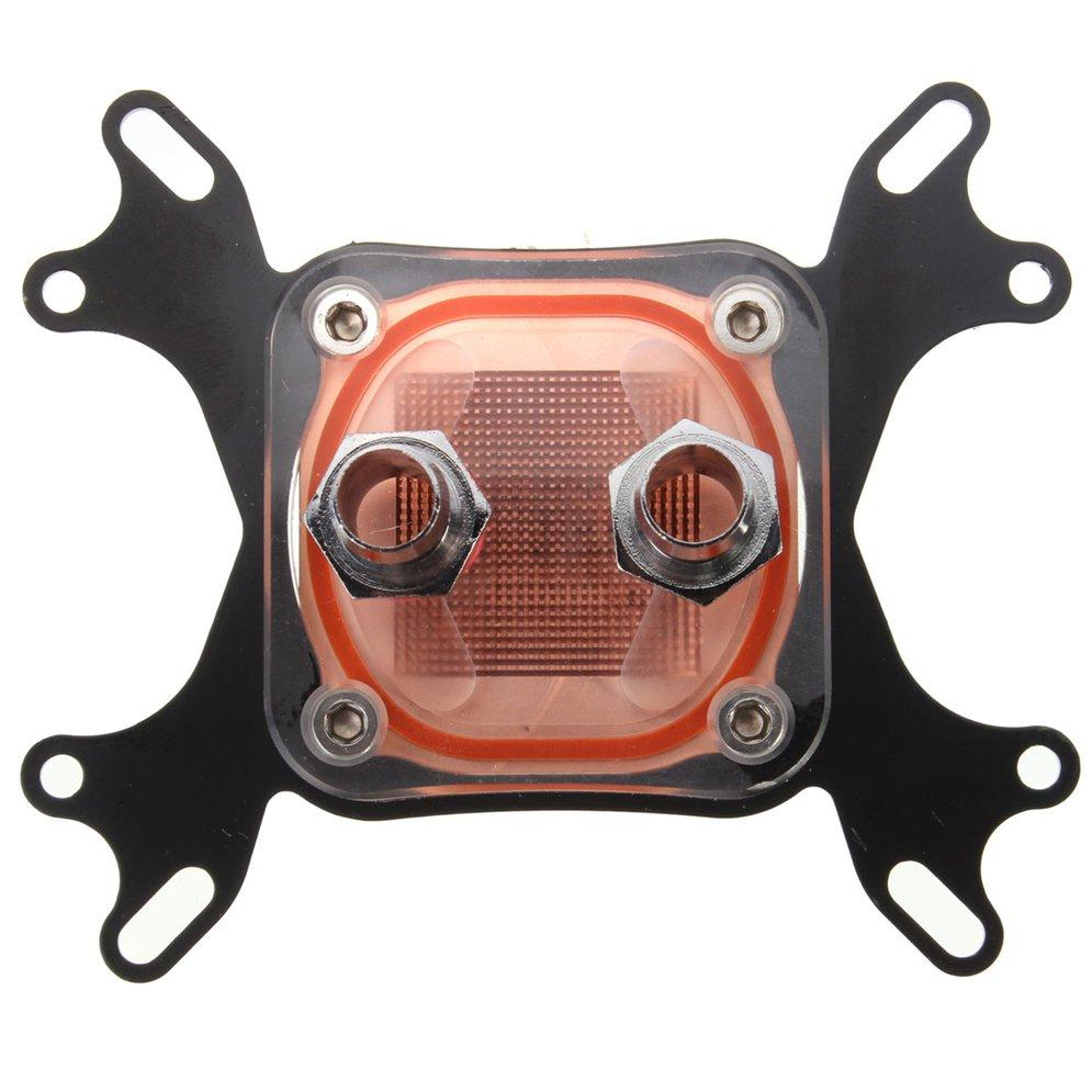 PEEComputer CPU Water Cooling Block Head Copper Base For INTEL/AMD CPU ...