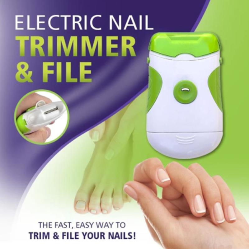 Qifei New Clipper Electric Nail Trimmer Dual-use Cutter Manicure ...