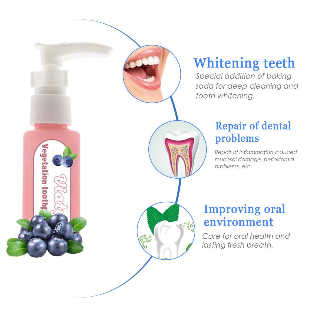 Buy Teeth Whitening Toothpaste Blueberry Toothpaste Cleaning Toothpaste ...