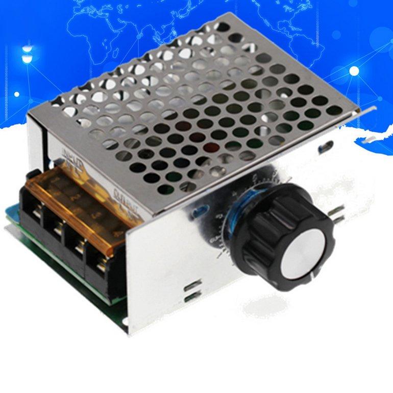 Buy Zao Ren Jduhf 4000W 220V SCR Voltage Regulator Motor Speed ...