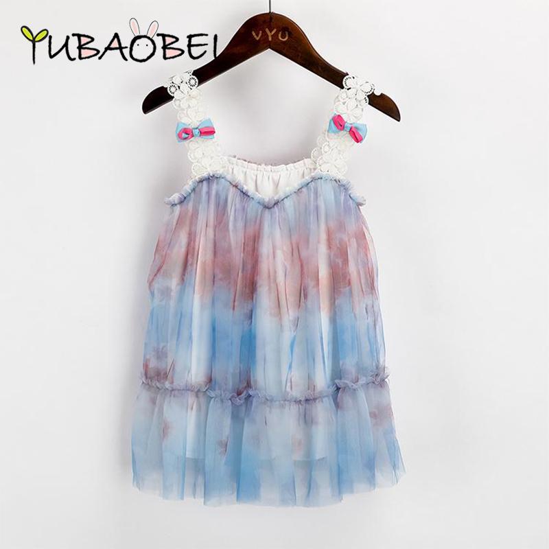 Buy Girls' Net Red Candy Color Dress 2020 New Children's Princess Skirt ...