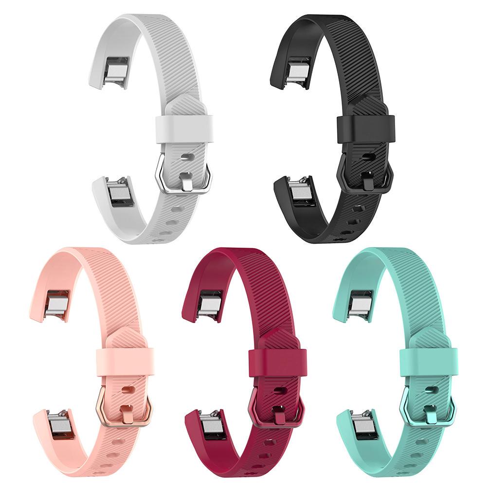 Buy Silicone Adjustable Watch Band Bracelet Wrist Strap for Fitbit Alta ...