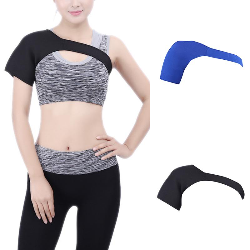 Buy Sports Single Shoulder Support Muscle Protect Strap Brace ...