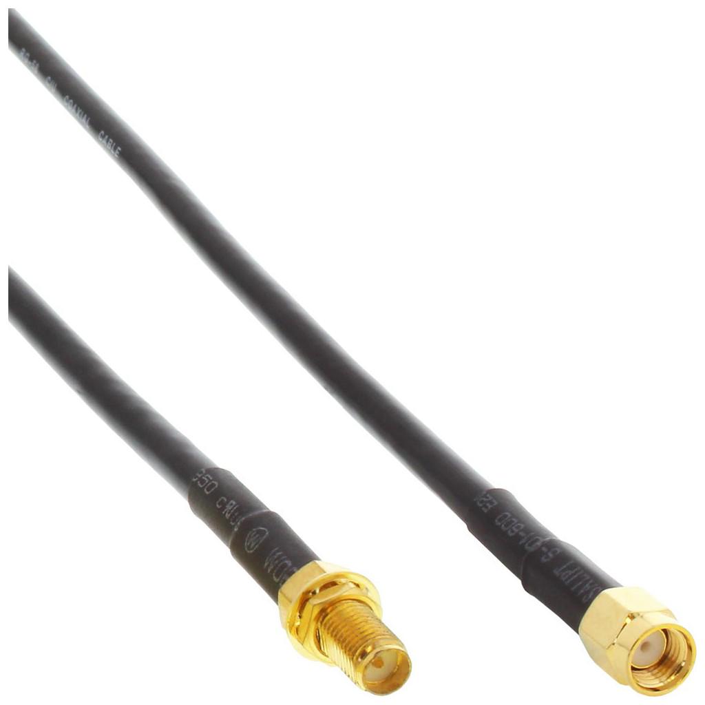 Buy WLAN Cable, InLine®, R-SMA Plug On R-SMA Coupling, 3m at affordable ...