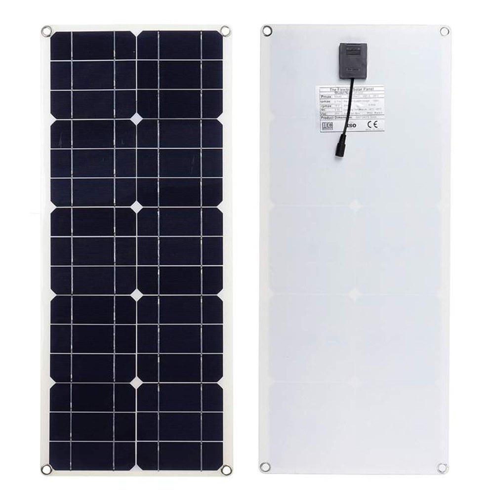 Cheap 50W 5V/18V Solar Panel Dual USB Output Monocrystalline Solar ...