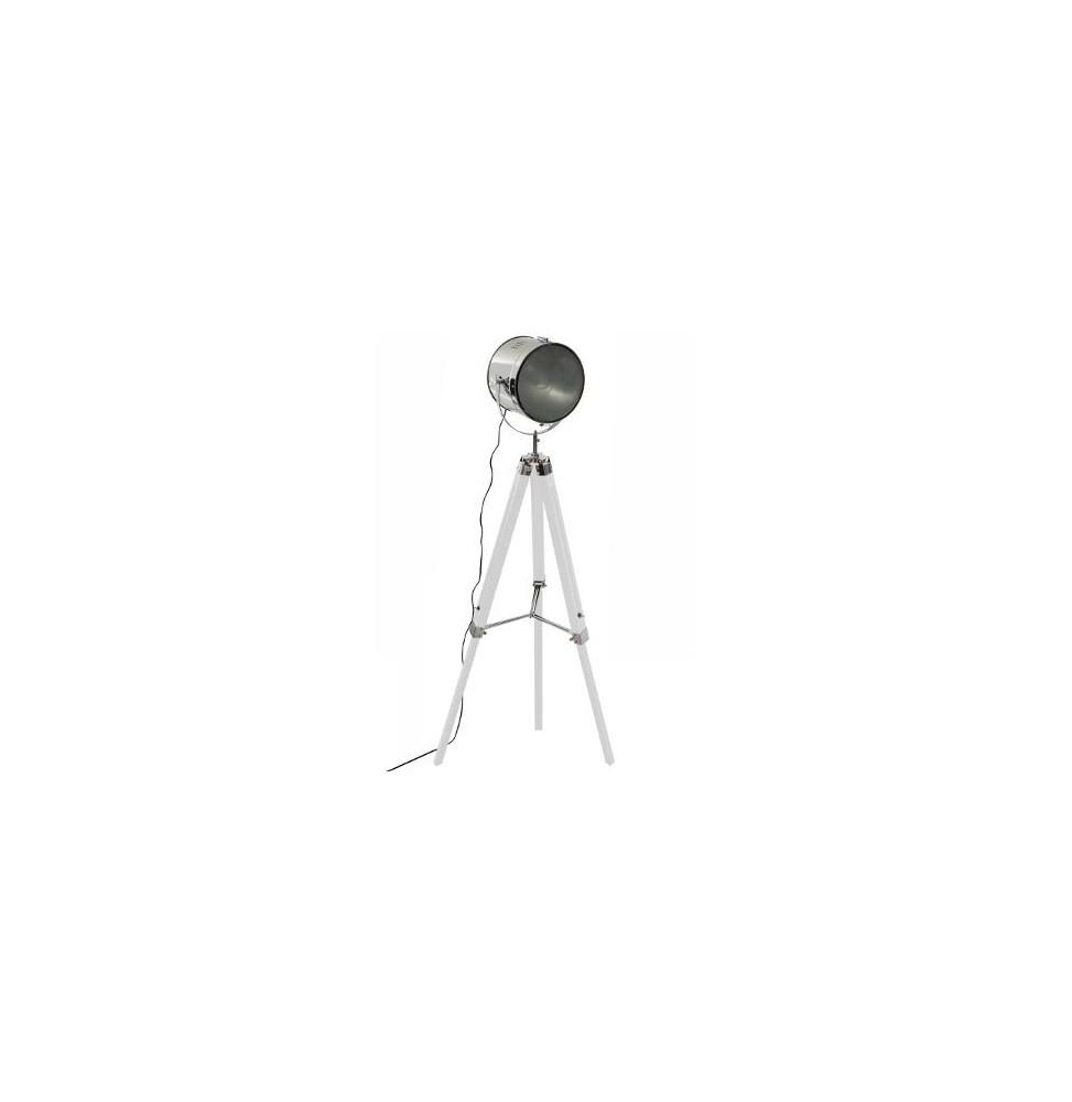 Buy Lampadaire style projecteur - D 68,5 x H 152 cm - Blanc at ...