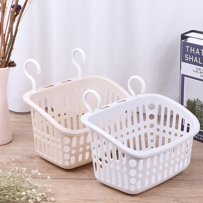 Buy Plastic Storage Hanging Baskets Bathroom Washing Toiletries Shower ...