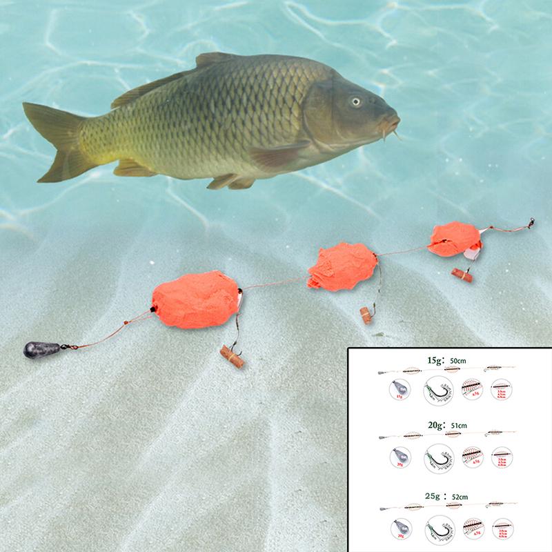 Buy Fishing Lure Bait Cage Feeder Carp Fishing with Line Hooks For ...