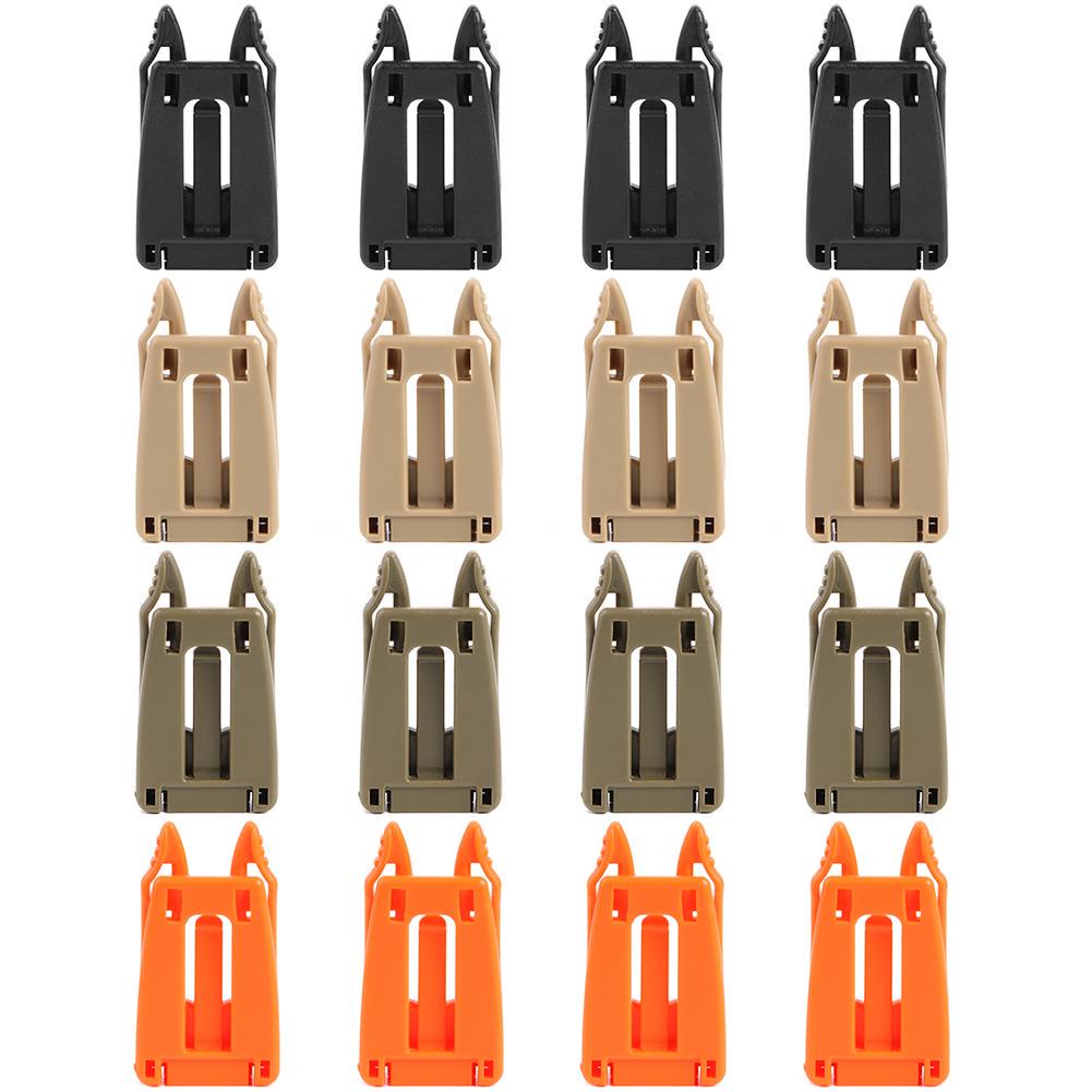 Buy 4pcs/pack Outdoor ITW Webbing Molle Attach Backpack Bushcraft Hang ...