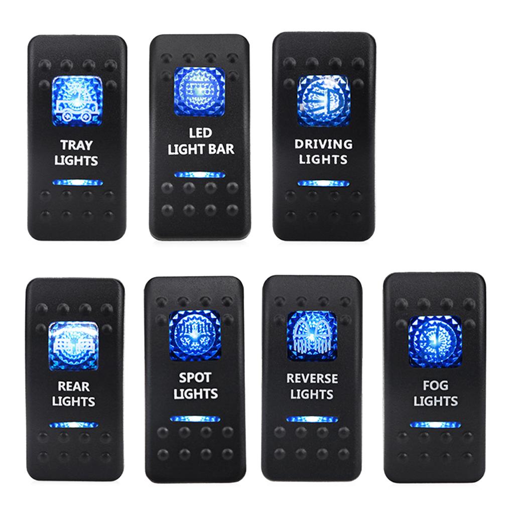 Buy Led Car Switch Boat Truck Light Toggle Switch 5pin Waterproof 12 ...