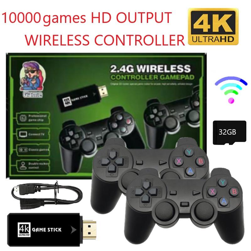 Buy Video Game Console Stick Lite 4K Built-in 10000 Games Retro Games ...