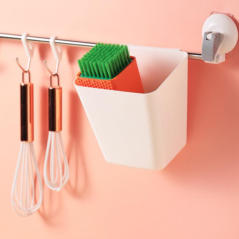 Buy Kitchen Hanging Basket Back Hanging Plastic Storage Basket Small ...