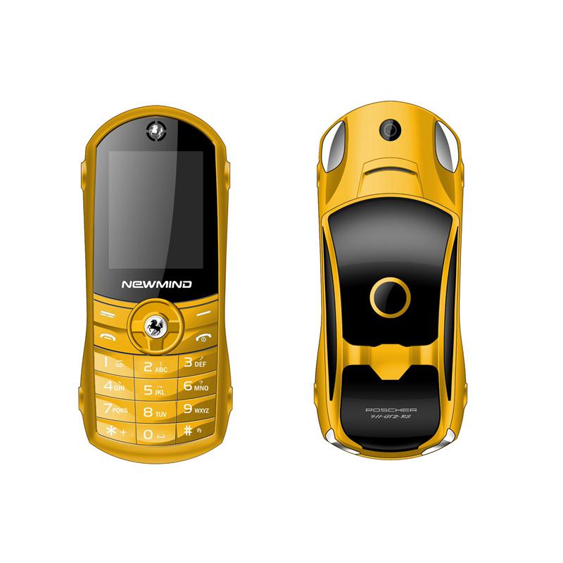 Buy Newmind F8 Unlocked Bar Phone Dual Sim Sports Car Mini Mobile Cell ...