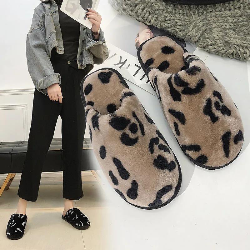 Buy Autumn and Winter Cotton Slippers Cute Furry Cotton Slippers ...
