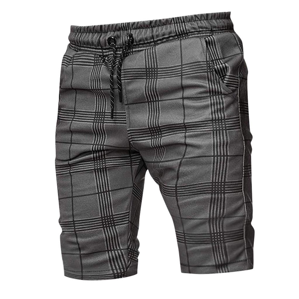 Buy Mens Fitness Striped Printed Bodybuilding Pocket Skin Short Sports ...