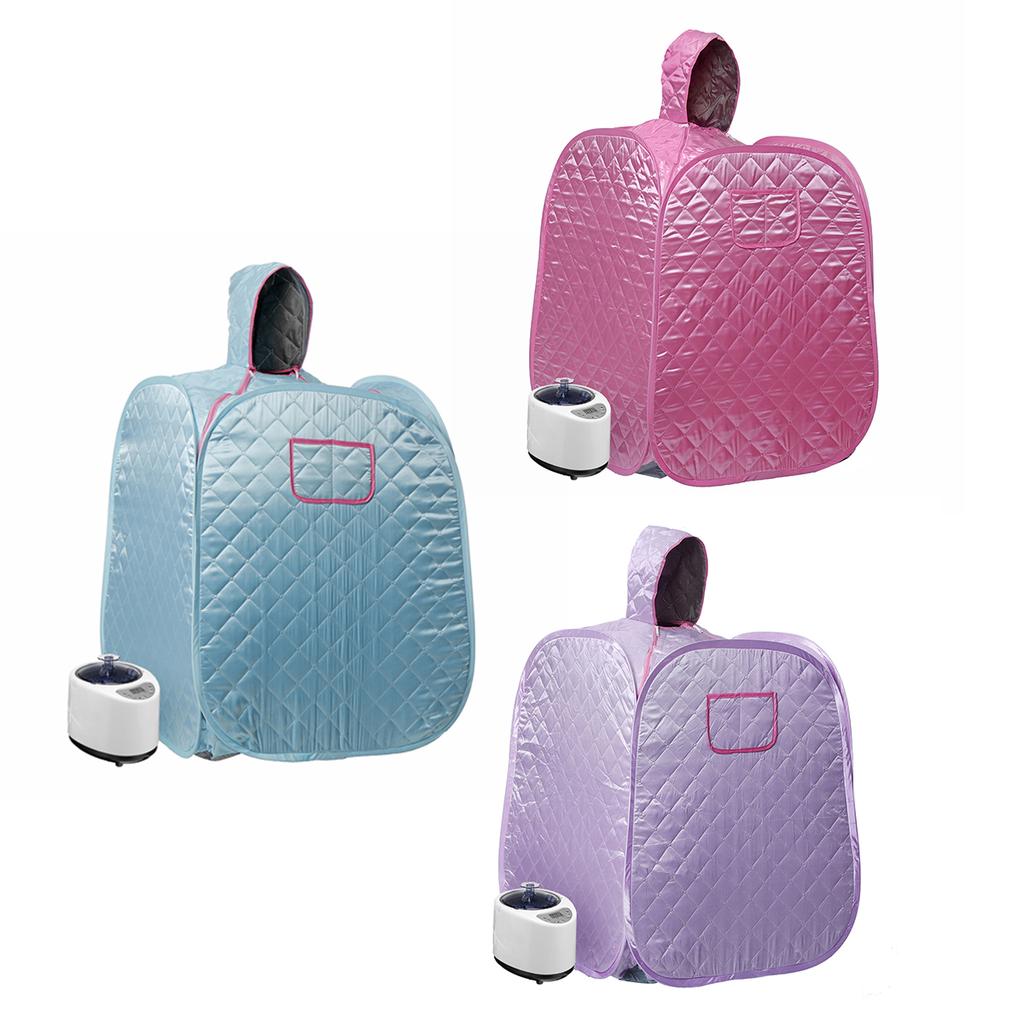 1000W 2.2L EU Plug Sweat Steam Box Home Adult Body Sweating Room Sauna ...